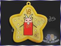 China Custom Plastic Medals PVC Medallions 50-70mm Full Colors for Events for sale
