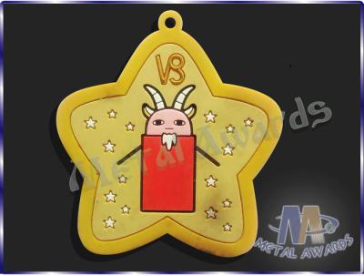 China Custom Plastic Medals PVC Medallions 50-70mm Full Colors for Events for sale