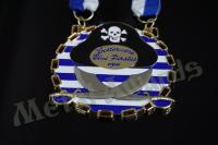 China Custom Die Cast Soft Enamel Medal 75mm Anti Rust Smooth Back Side Two Tone Plating for sale