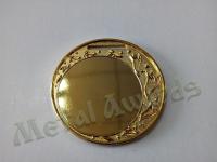 China Custom Engraved Medals for Children 50mm Shiny Gold Plating Zinc Alloy Die Cast for sale