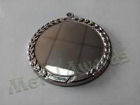 China Custom Engraved Medals Commemorative Hard Enamel Medallions Zinc Alloy 50mm for sale
