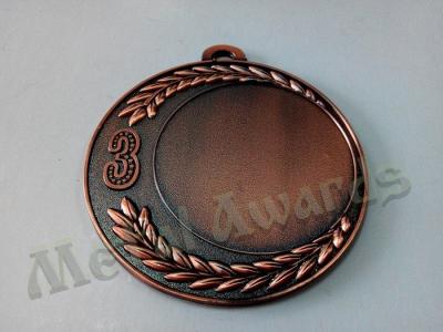 China Circle Custom Engraved Medals Blank Type Front Sandblasted In Recesssed for sale