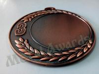 China Circle Custom Engraved Medals Blank Type Front Sandblasted In Recesssed for sale