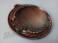 China Circle Custom Engraved Medals Blank Type Front Sandblasted In Recesssed for sale