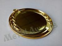 China Custom 3D Lacework Engraved Soccer Medals for Kids 50mm Zinc Alloy Die Cast Imitation Gold Plating for sale