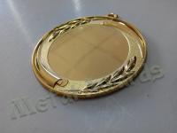 China Custom 3D Lacework Engraved Soccer Medals for Kids 50mm Zinc Alloy Die Cast Imitation Gold Plating for sale