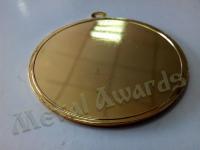 China Custom 3D Lacework Engraved Soccer Medals for Kids 50mm Zinc Alloy Die Cast Imitation Gold Plating for sale