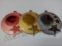 China Die Struck Process Custom Engraved Medals With Star Logo None Attachment for sale