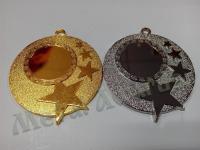 China Die Struck Process Custom Engraved Medals With Star Logo None Attachment for sale