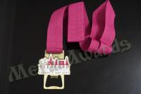 China Custom Marathon Medal Bottle Opener Zinc Alloy Beer Opener for Sports Games for sale