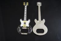 China Custom Guitar Logo Beer Bottle Opener 7.5cm Full Color Epoxy Zinc Alloy for sale
