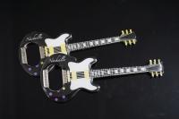 China Custom Guitar Logo Beer Bottle Opener 7.5cm Full Color Epoxy Zinc Alloy for sale