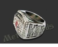 China Custom Zinc Alloy Championship Baseball Rings Size 8-12 Gold Silver Plating for sale