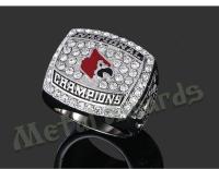 China Custom Zinc Alloy Championship Baseball Rings Size 8-12 Gold Silver Plating for sale