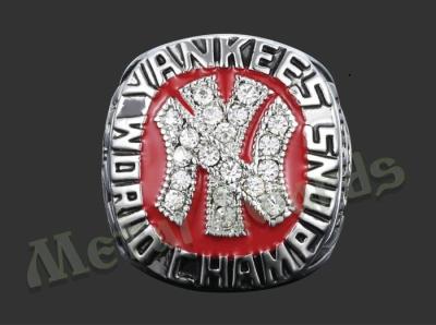 China Custom Crystal Sports Championship Rings Antique Replica 925 Silver Plated Size 8-12 for sale