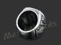 China Custom Crystal Sports Championship Rings Antique Replica 925 Silver Plated Size 8-12 for sale