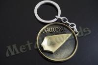 China Custom Die Cut Metal Keychain 3D Souvenir High Polishing Zinc Alloy 1 inch for sale
