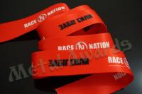 China Eco Friendly Custom Medal Ribbons 25mm 30mm 38mm Width Polyester Sublimation for sale