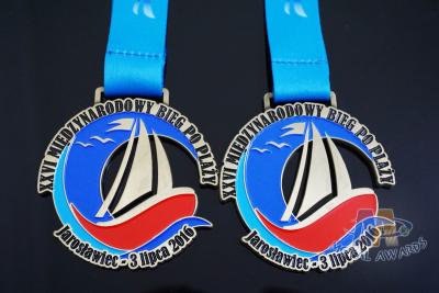 China Custom 2D Logo Event Metal Award Medals Zinc Alloy Promotional Gifts 35-60g for sale