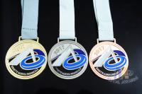 China Custom Die Cast Sports Award Medals 60mm Zinc Alloy with Soft Enamel Gold Silver Plating for sale