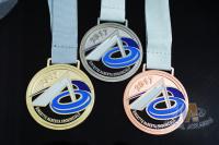 China Custom Die Cast Sports Award Medals 60mm Zinc Alloy with Soft Enamel Gold Silver Plating for sale