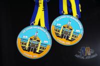 China Custom Soft Enamel Circle Metal Award Carnival Medals 60mm with Two Ribbon Loop for sale