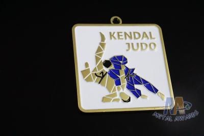 China Custom Sports Taekwondo Medals 60mm Zinc Alloy Die Cast Gold Silver Copper Plating for sale