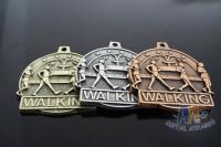 China Custom Zinc Alloy Die Cast Medals 50mm Antique Gold Silver Copper Plating for Marathon Running Events for sale