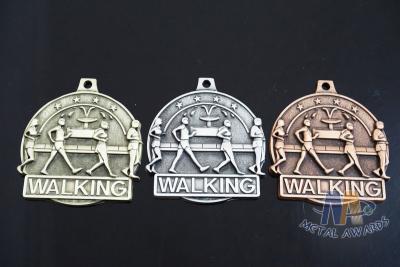 China Custom Zinc Alloy Die Cast Medals 50mm Antique Gold Silver Copper Plating for Marathon Running Events for sale