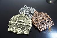China Custom Zinc Alloy Die Cast Medals 50mm Antique Gold Silver Copper Plating for Marathon Running Events for sale
