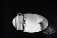 China Custom Zinc Alloy Belt Buckle 70x3mm Antique Nickel Plating for Awards for sale