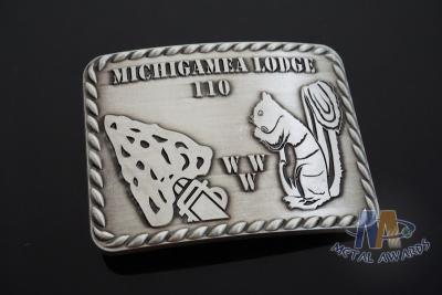 China Custom Zinc Alloy Belt Buckle 88.9x4mm Soft Enamel 3D Mold Sports for sale