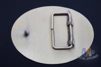 China Custom Zinc Alloy 3D Boy Scouts Belt Buckle 88.9mm Die Casting Silver Antique Brass for sale