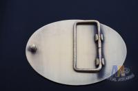 China Custom Brass Belt Buckle Metal Blank 1.5 Inch Width for OEM Belt Parts for sale
