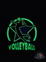 China Custom Die Cast 63.5mm Glow in the Dark Volleyball Medals with Soft Enamel for sale