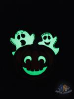 China Custom Glow in the Dark Medals 63.5mm Zinc Alloy Halloween Design for Events for sale