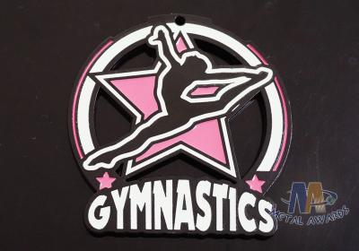 China Zinc Alloy Glow in the Dark Medals 63.5mm for Marathon Sports Running Gymnastics Custom for sale