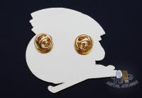 China Custom Metal Lapel Pins 2D 3D Design Iron Zinc Alloy Service Award Pins Butterfly Clutch for sale