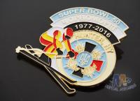 China Custom Metal Lapel Pins 2D 3D Design Iron Zinc Alloy Service Award Pins Butterfly Clutch for sale