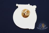 China Custom Metal Carnival Lapel Pin Badges Soft Enamel Hard Enamel 25mm Butterfly Clutch for sale