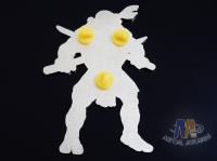 China Custom Logo Ninja Turtle Zinc Alloy Metal Lapel Pin Badge Cut Out Shiny Gold Plating 100pcs MOQ for sale
