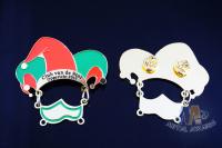 China Custom Metal Enamel Lapel Pin Badges 40x30mm Stainless Steel for Football Events Eco Friendly for sale