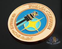 China Custom Die Struck Challenge Coins Iron Brass Zinc Alloy 20-120mm 3D Mold Antique Gold Plating for sale