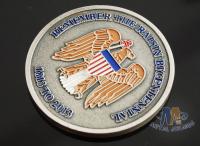 China Custom Taekwondo Challenge Coins Soft Enamel Both Side Design 38.1mm Zinc Alloy for sale