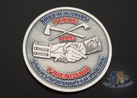 China Custom Taekwondo Challenge Coins Soft Enamel Both Side Design 38.1mm Zinc Alloy for sale