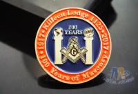 China Custom Military Challenge Coins Zinc Alloy 2D 3D Design Soft Enamel with Box for sale