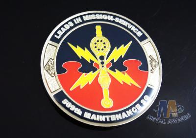 China Custom 2D Army Challenge Coins Souvenir Gift Round Military Commemorative Coins 5cm Zinc Alloy Antique Copper Plating for sale