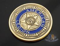China Custom Soft Enamel Challenge Coins Antique Gold 3D Effect Both Sides 40mm for sale