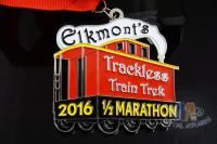 China Custom Soft Enamel Marathon Running Medal 10k Half Marathon Metal Award with Ribbon for sale