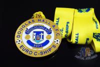 China Custom Zinc Alloy Sports Medal for Football Basketball Volleyball Marathon Events 60mm for sale